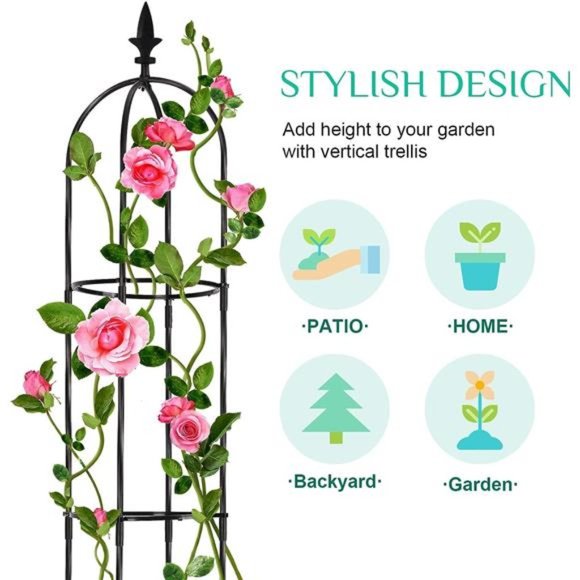 Other | 6 Ft Rustproof Garden Trellis For Climbing Plants | Poshmark